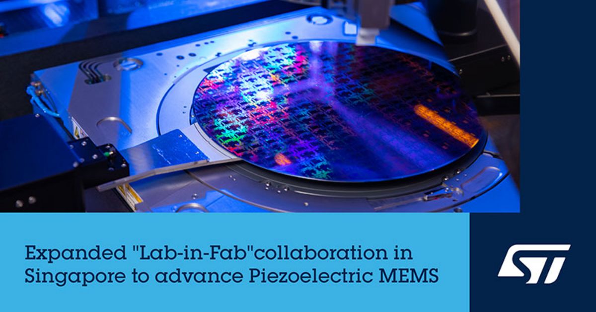STMicroelectronics Announces Expanded "Lab-in-Fab" Collaboration in ...