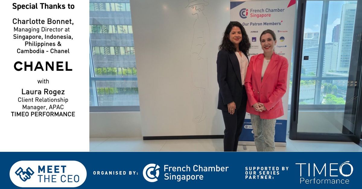Meet The CEO #49 - CHANEL | French Chamber of Commerce in Singapore