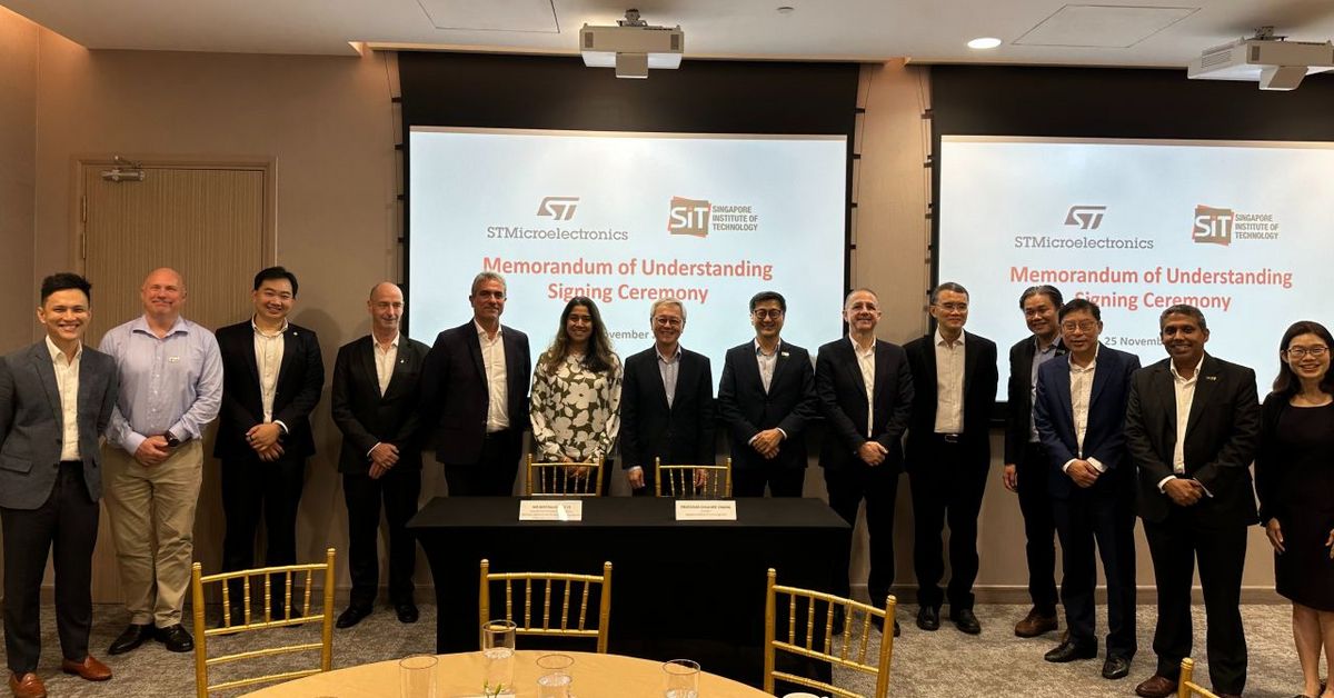 STMicroelectronics and SIT Sign a MoU to Drive Innovation in Singapore ...