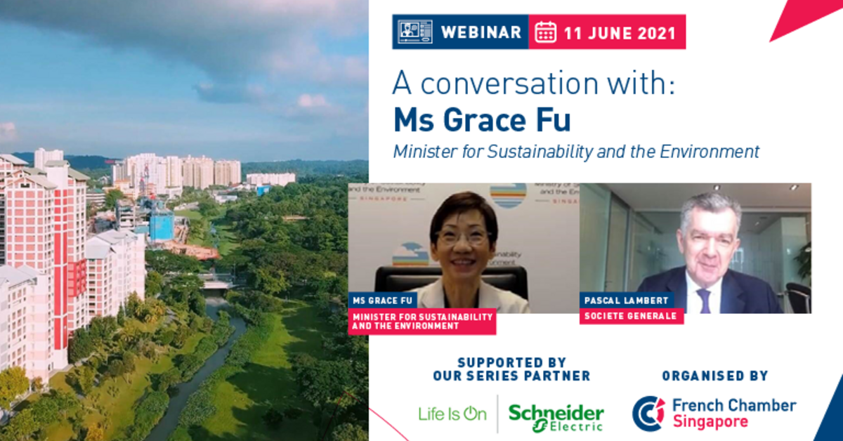 Webinar | A Conversation with Ms. Grace Fu, Minister for Sustainability ...
