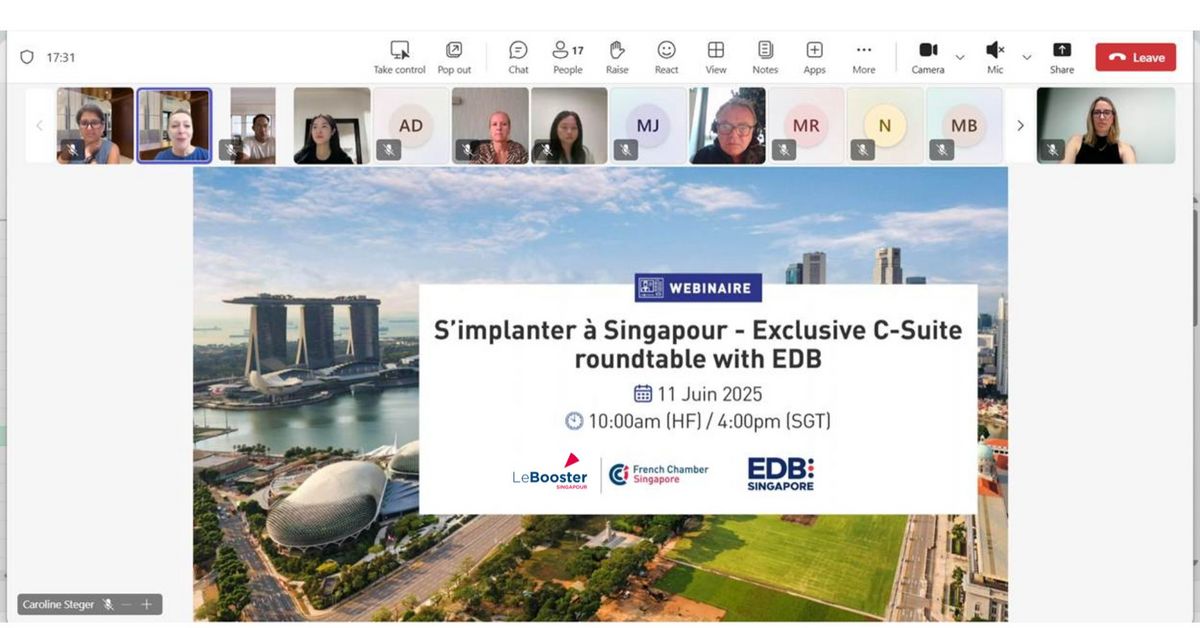 Past Event | Exclusive C-Suite roundtable with EDB – Setup a company in ...