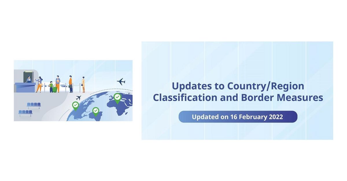 [COVID-19] Updates to Country/ Region Classification and Border ...