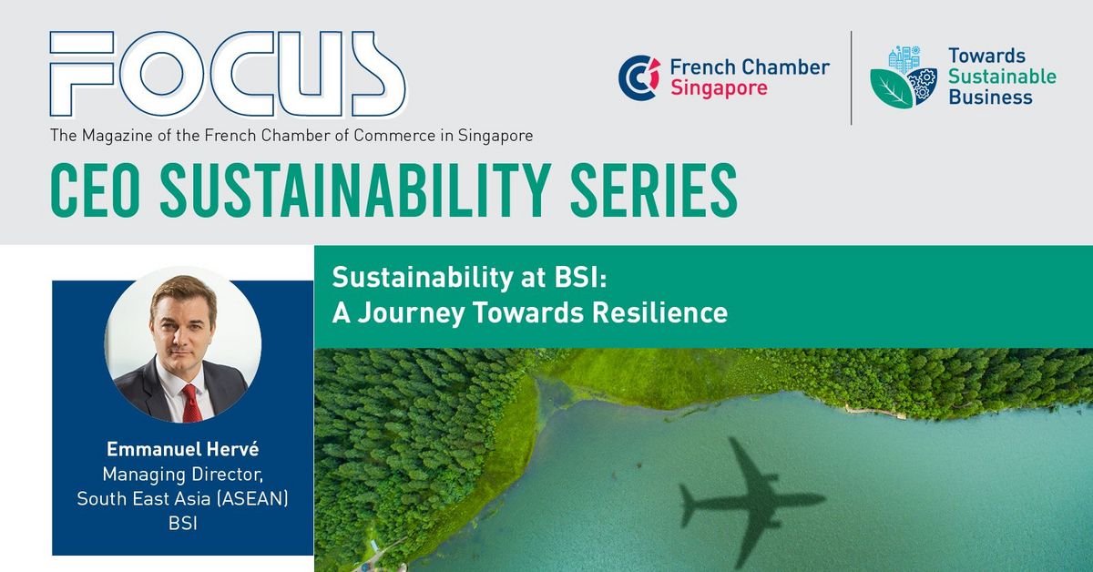 CEO Sustainability Series | Emmanuel Hervé, Managing Director, South ...