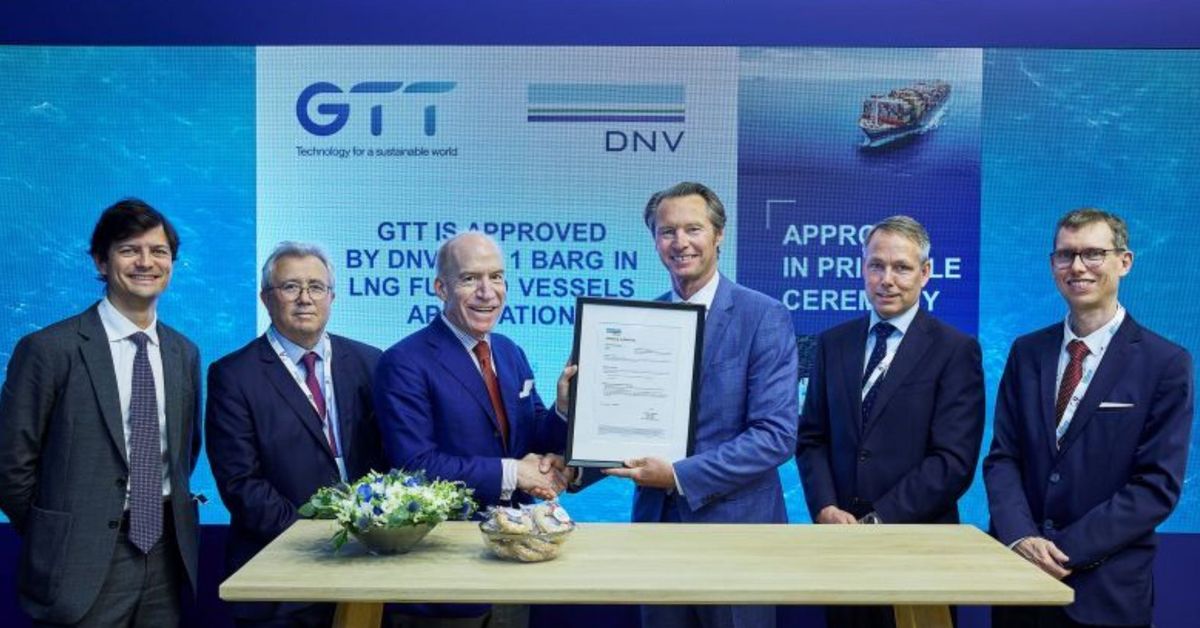 GTT Secures DNV Approval in Principle for 1 Barg Membrane Tanks on LNG ...