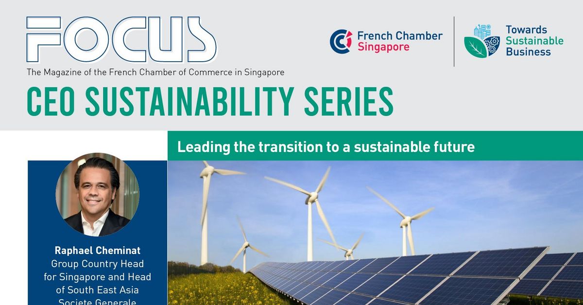 CEO Sustainability Series | Raphael Cheminat, Group Country Head for ...
