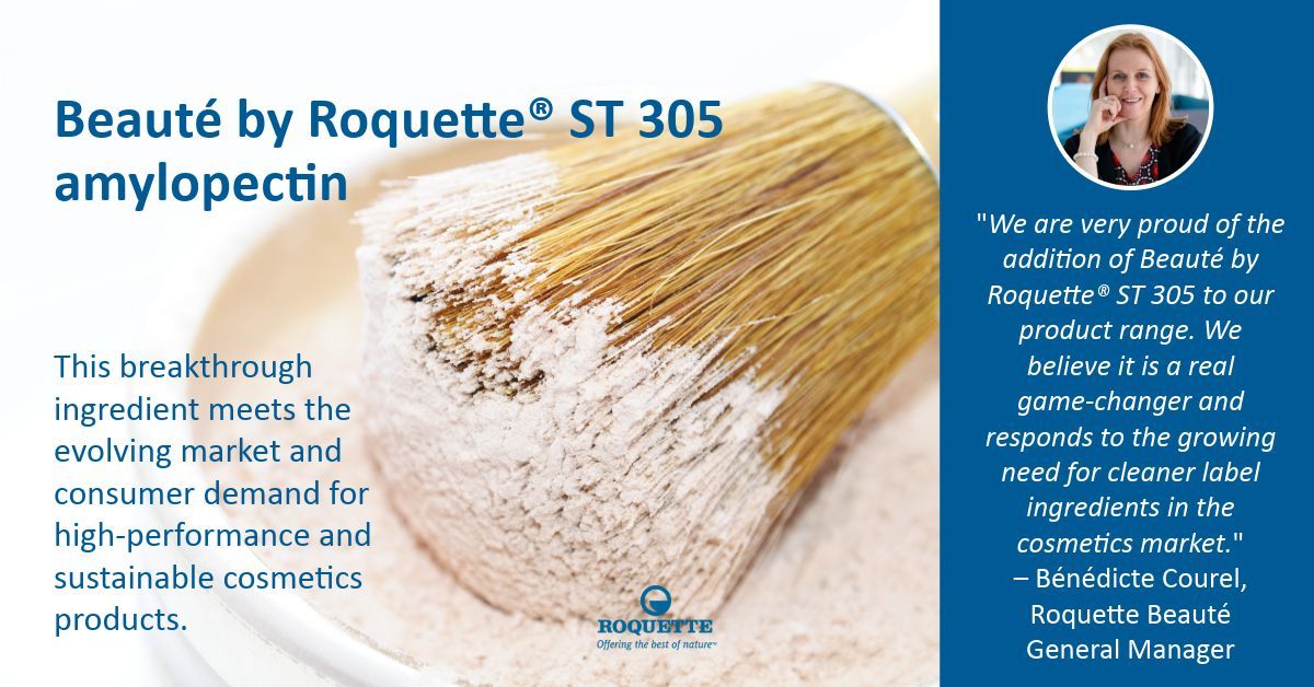 Roquette Unveils Plant-Based Beauté by Roquette® ST 305 at in-cosmetics ...