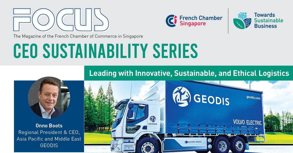 CEO Sustainability Series | Onno Boots, Regional President & CEO, Asia ...