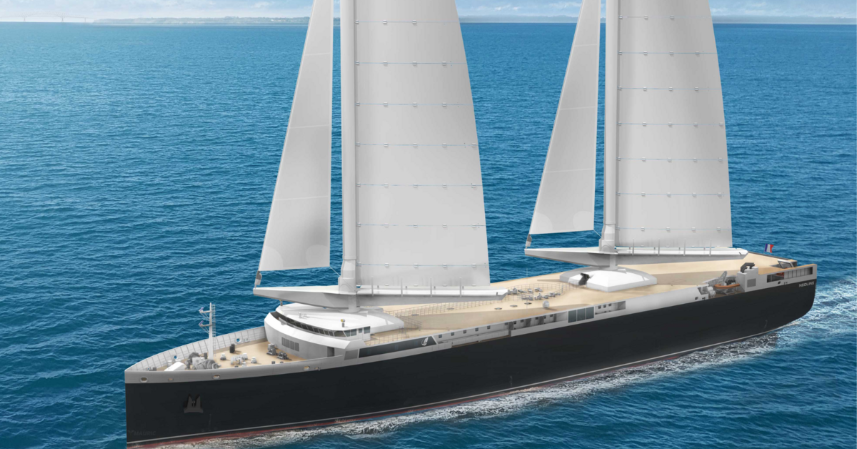 Launch of the construction of the first Ro-Ro sailing ship: CMA CGM ...